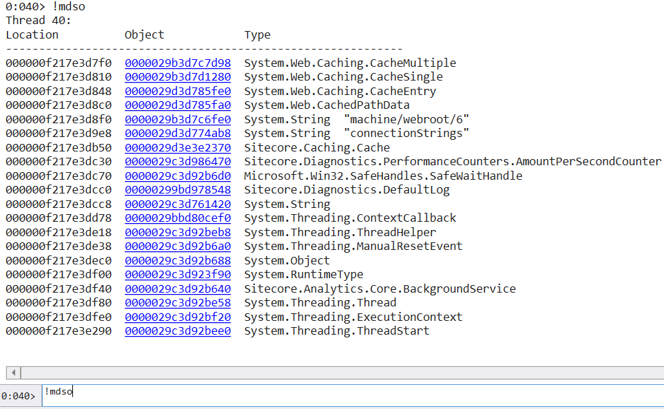 WinDBG commands, threads – Making it run faster